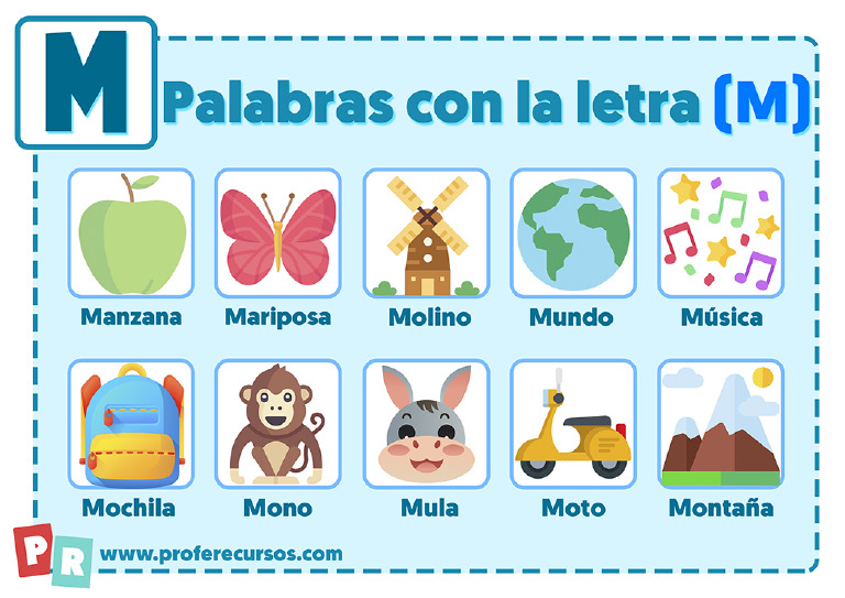 Palabras-con-M-para-niños | PDF