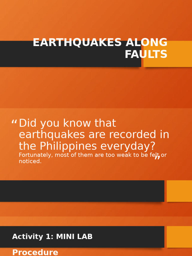 Understanding Earthquakes and Faults | PDF | Fault (Geology) | Earthquakes