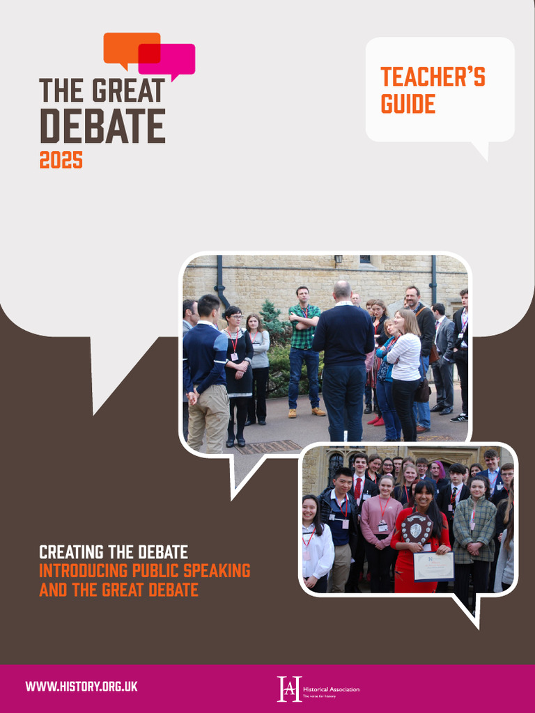 HA The Great Debate Teachers Guide 0721 Web | PDF | Public Speaking