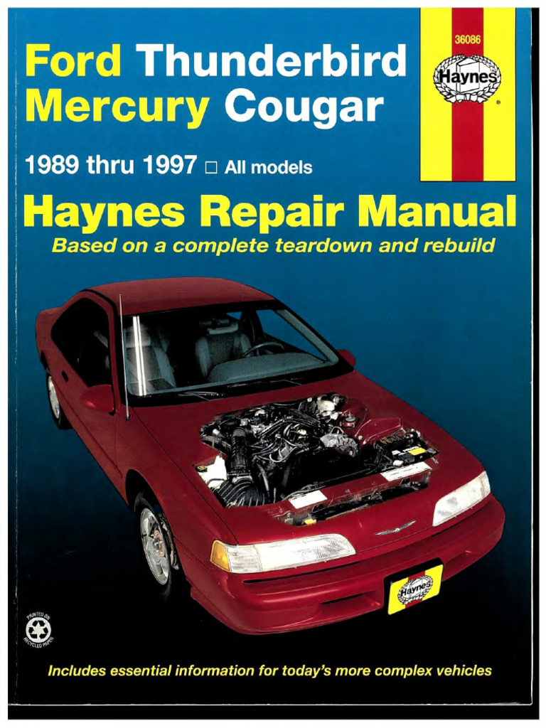 Ford Thunderbird 89 97 | PDF