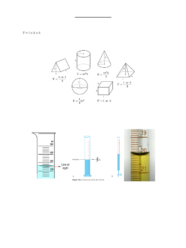 1.13 - Measuring Volume 10 (Physics) | PDF