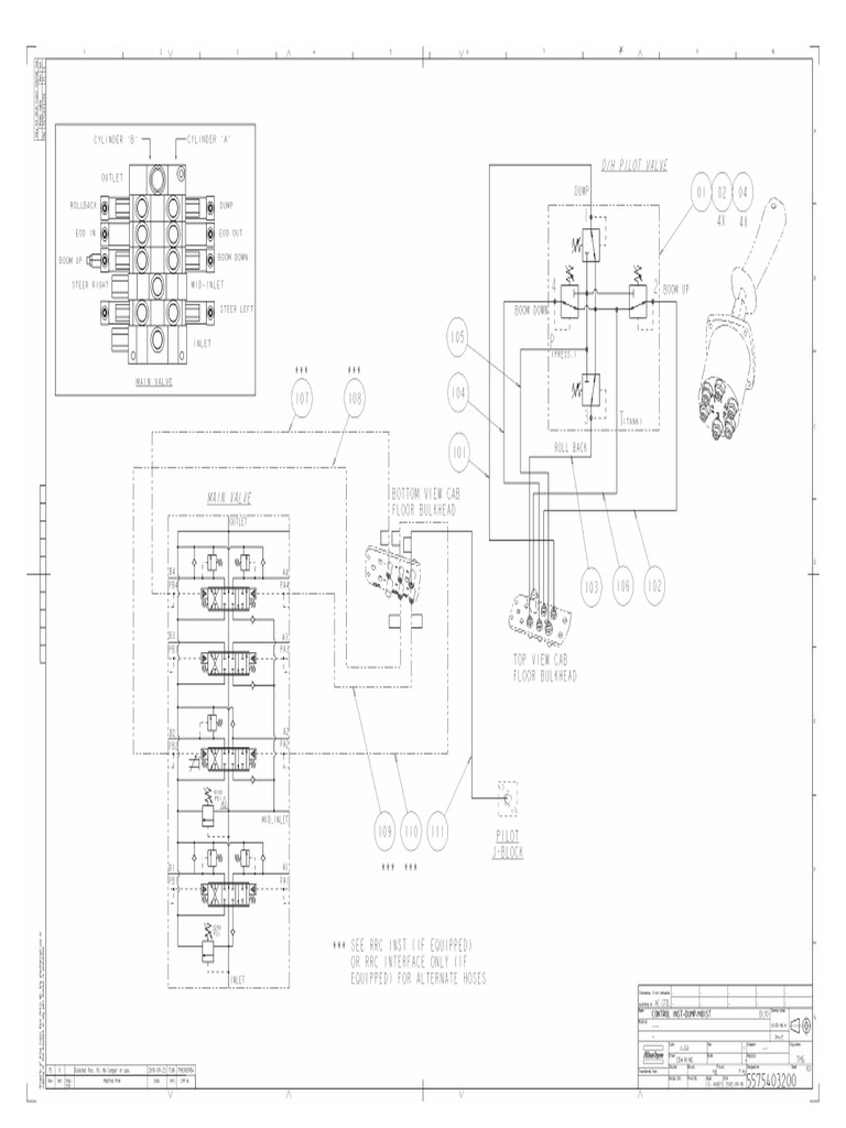 Hydraulics Diagrams and Drawings - ST1030 Reload | PDF