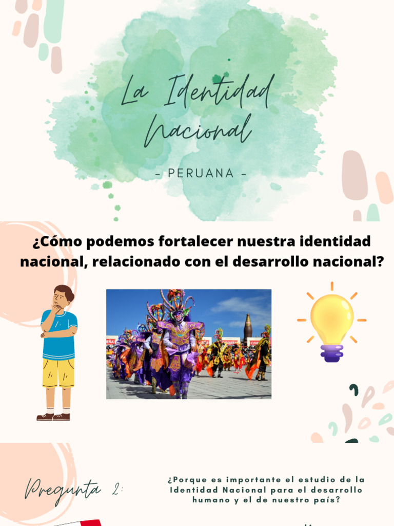 Fortaleciendo la Identidad Nacional Peruana | PDF