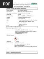 MSDS - Paint Remover | PDF | Dangerous Goods | Fires