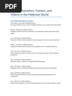 Lolimon Gameplay and Locations Guide | PDF | Pokémon