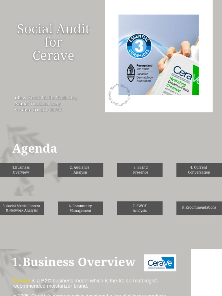CeraVe vs. Cetaphil: SWOT Insights | PDF | Skin Care