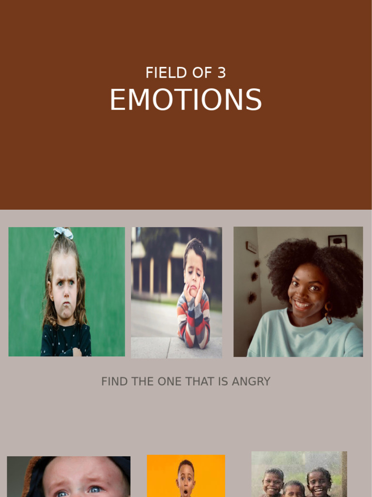 Emotion Field of 3 | PDF