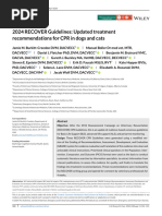 J Vet Emergen Crit Care - 2012 - Rozanski - RECOVER Evidence and ...