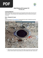 Water Cycle Exploration Guide | PDF | Water Cycle | Water