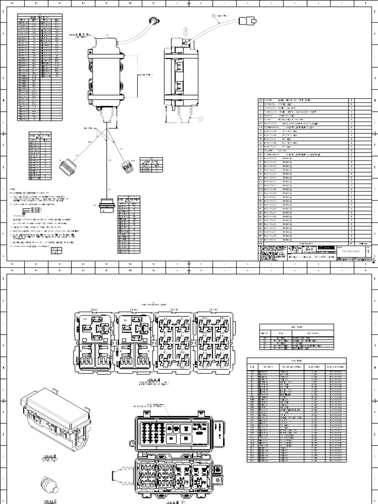 PACCAR Chassis Power Distribution Drawing | PDF