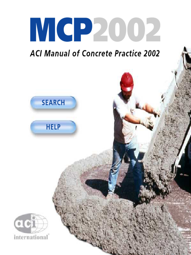 MCP2002 ACI Manual of Concrete Practice | PDF