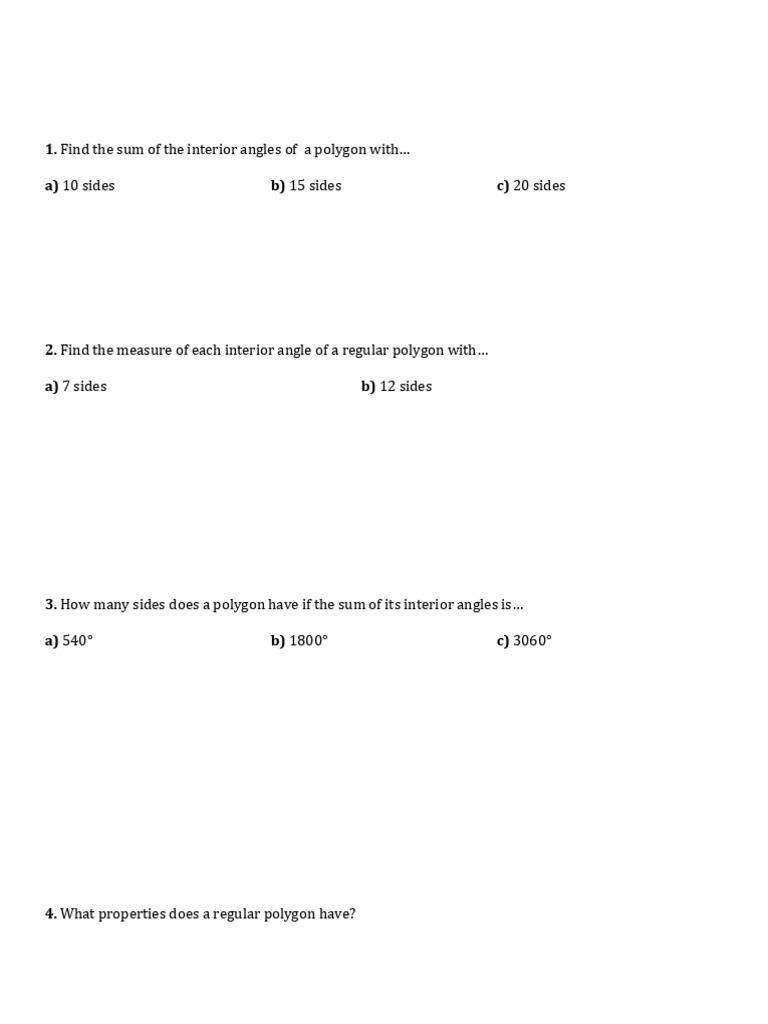 Angle Polygon Pdf Angle Polygon