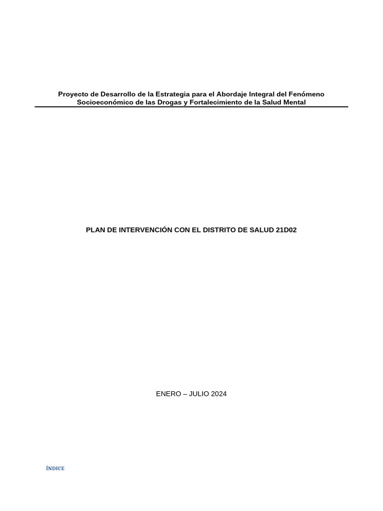Estrategia de Prevención de Drogas 2024 | PDF | Seguridad y salud ...