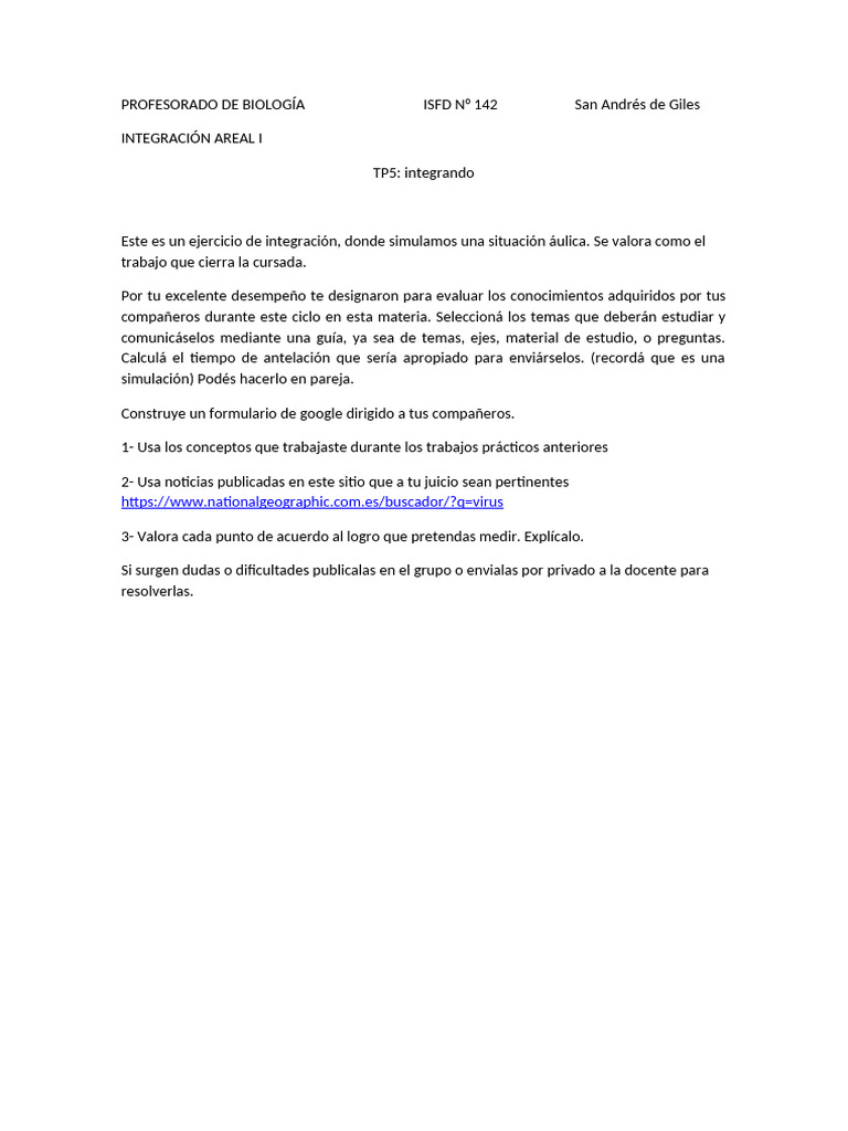 tp5 Integracionareal | PDF