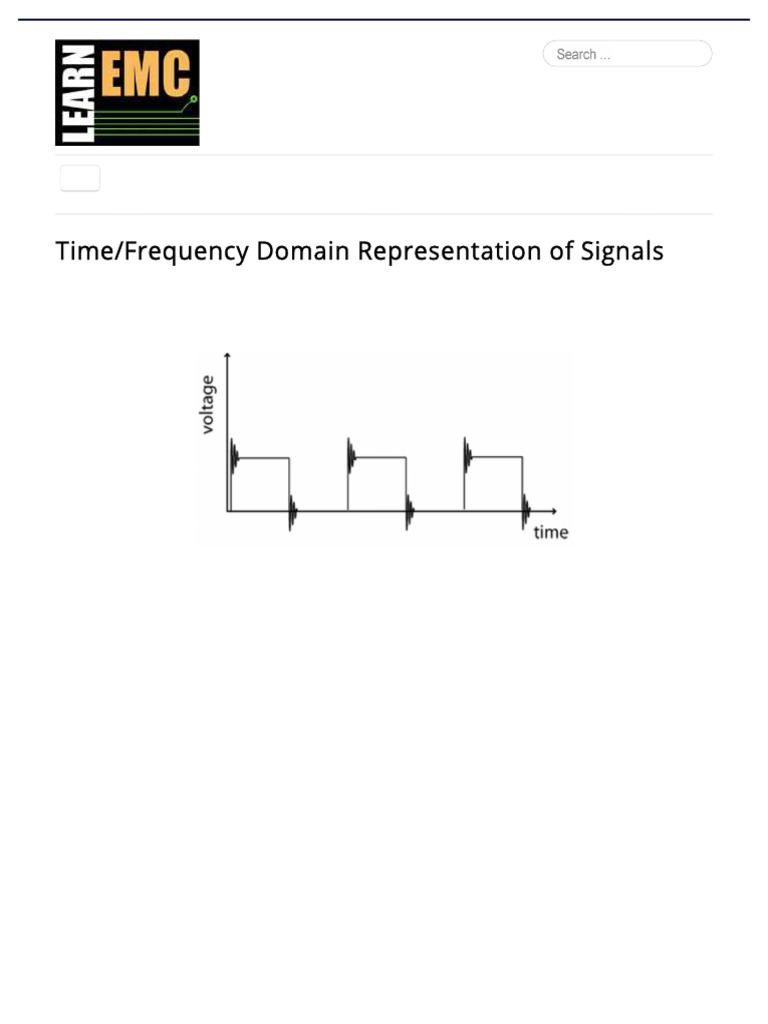 LearnEMC - Time_Frequency Domain | PDF | Fourier Transform | Spectral ...