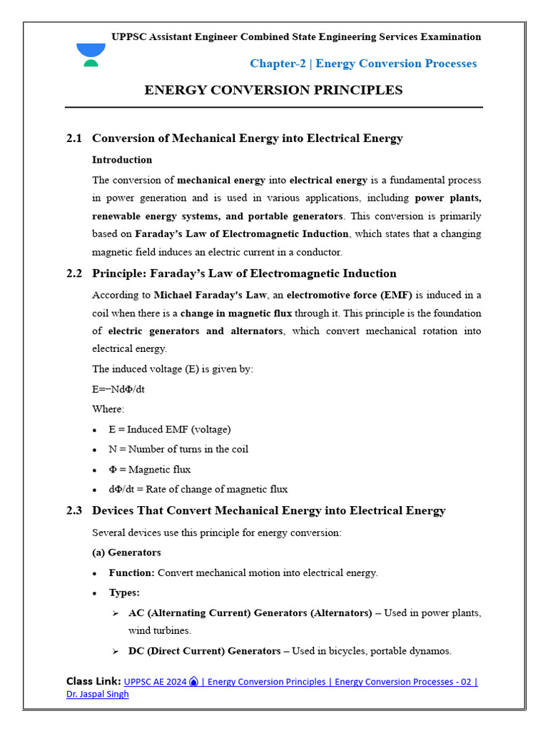 Energy Conversion Principles Ch-2 - Unlocked | PDF | Nuclear Reactor ...