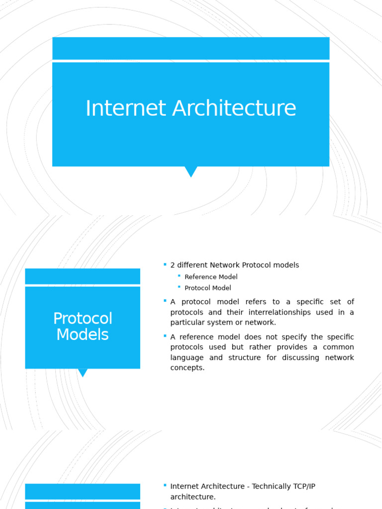Internet Architecture Pdf Internet Protocol Suite Computer Network