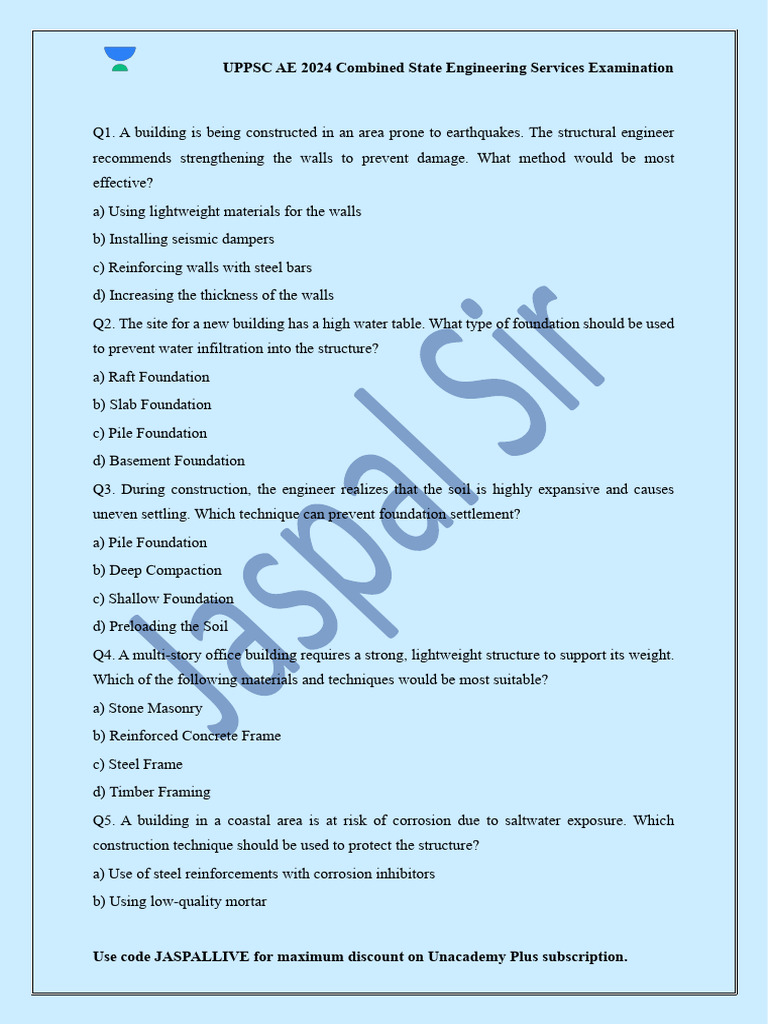 Production and Construction Ch-6 Practice Questions - Unlocked | PDF ...