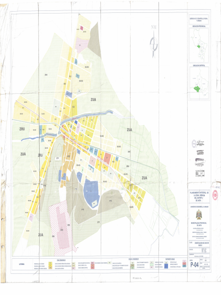 P-04 Zonificacion Uso de Suelo | PDF