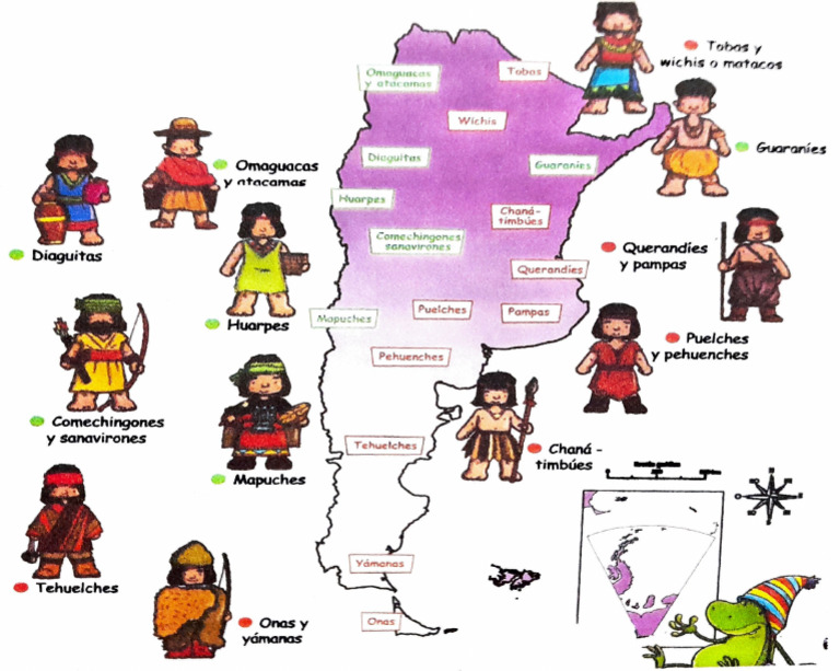 Mapa de Pueblos Originarios en Argentina | PDF