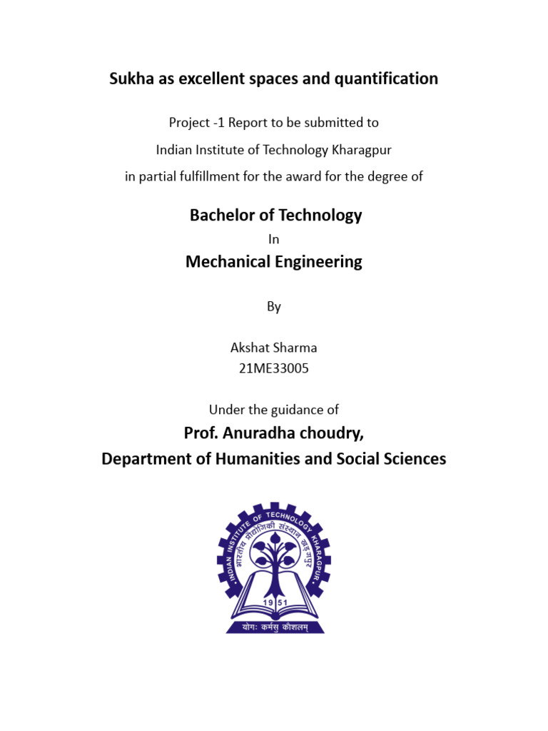 Akshat Sharma BTP report | PDF | Affect (Psychology) | Attention