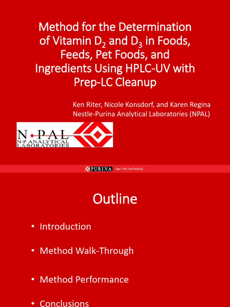 LMSC - Riter VitaminD August 2021 | PDF | High Performance Liquid ...