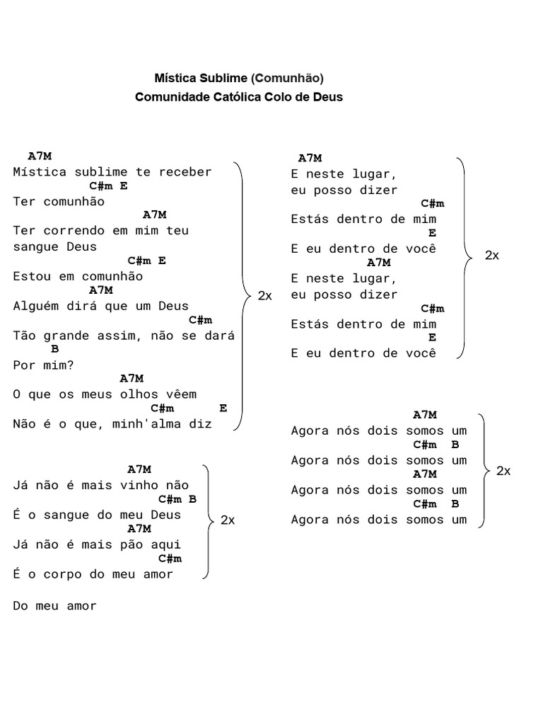Mistica Sublime - Colo de Deus | PDF