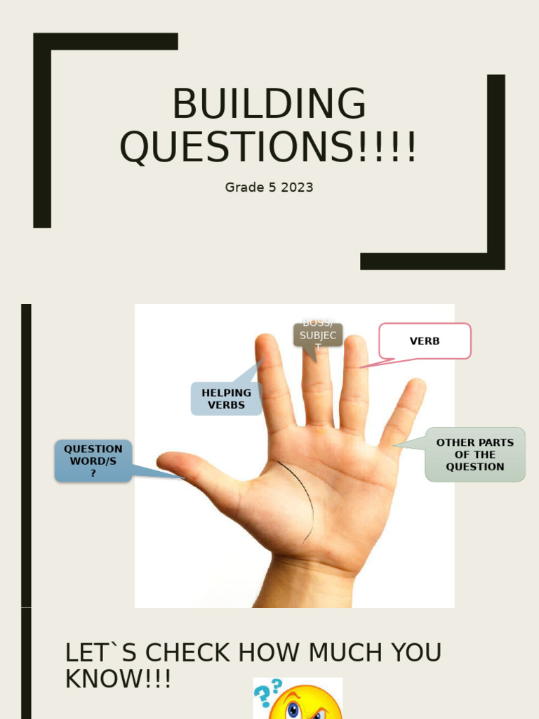 Asking Questions Grade 5 | PDF