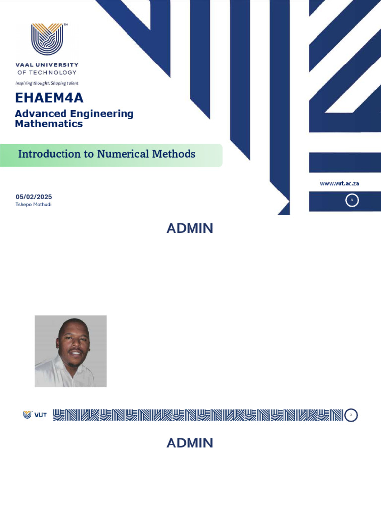 Introduction To Numerical Methods | PDF | Numerical Analysis | Equations