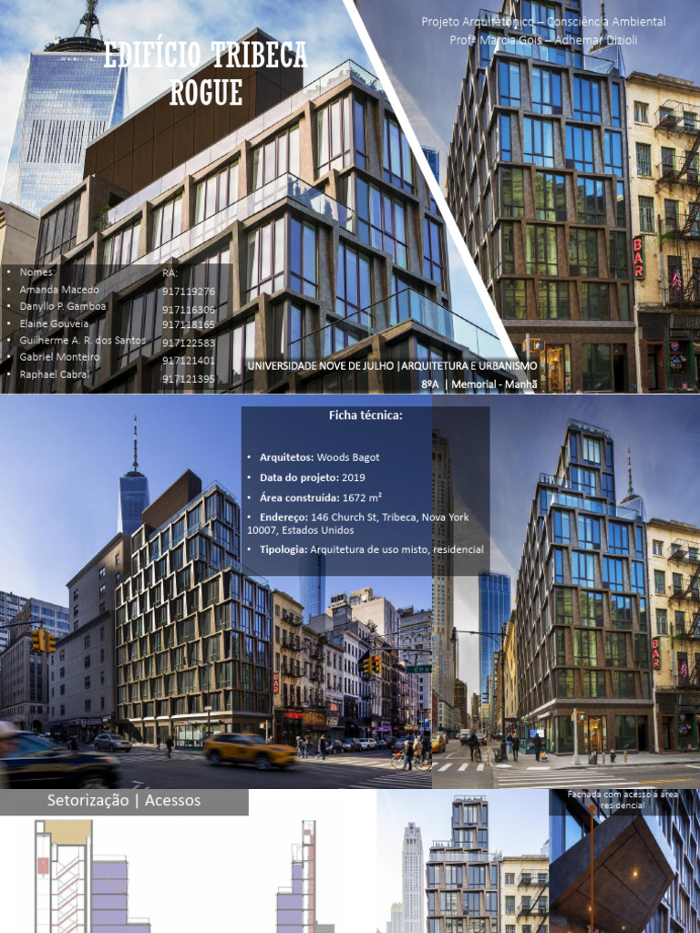 Estudo de Caso - Tribeca Rogue | PDF | Design ambiental | Projeto arquitetônico