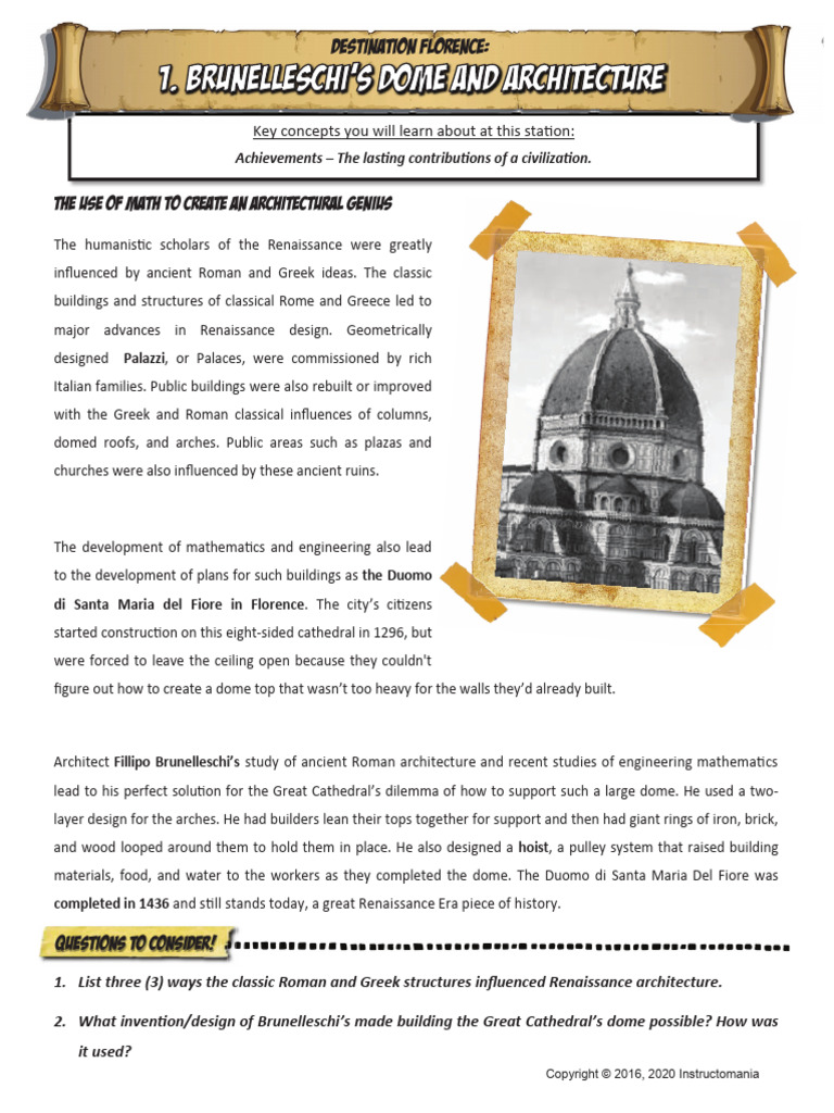 Renaissance Stations Cards | PDF | Marco Polo | Florence