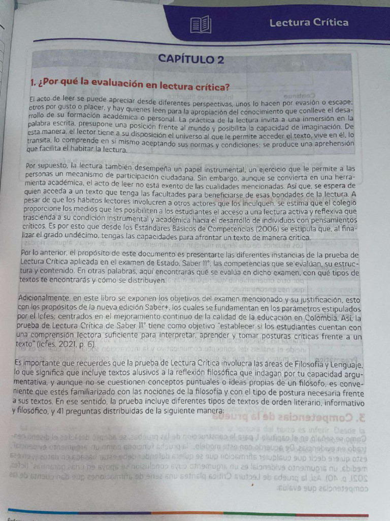 Lectura Criticca Pre-Icfes | PDF