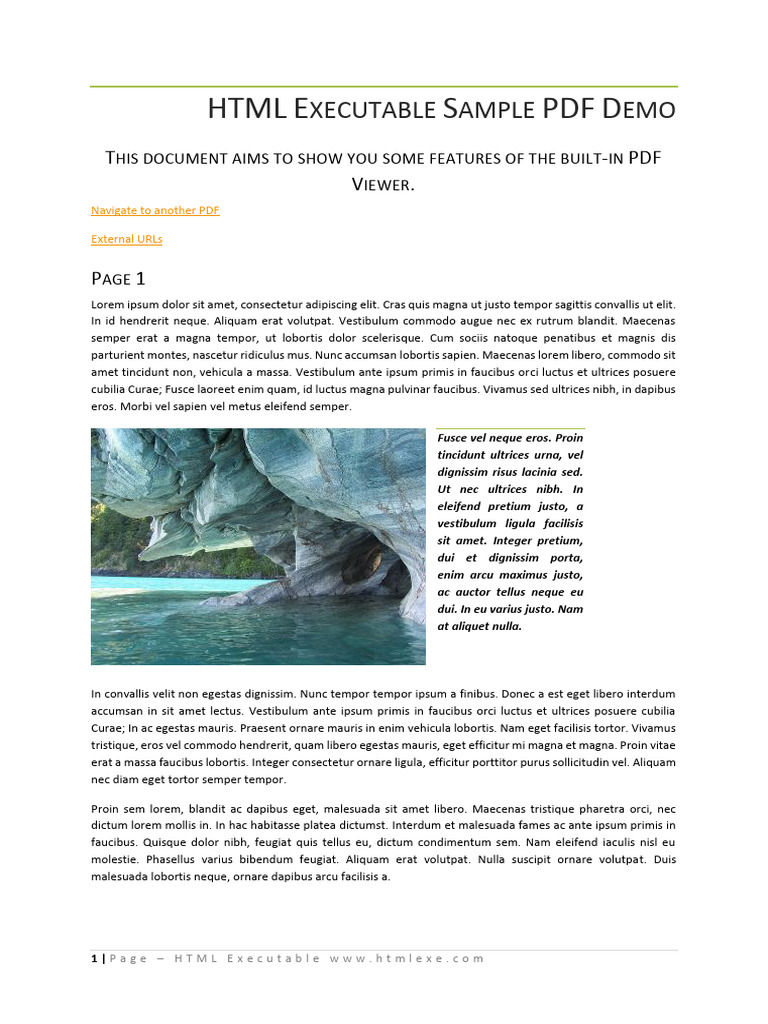 Sample PDF Demo | PDF
