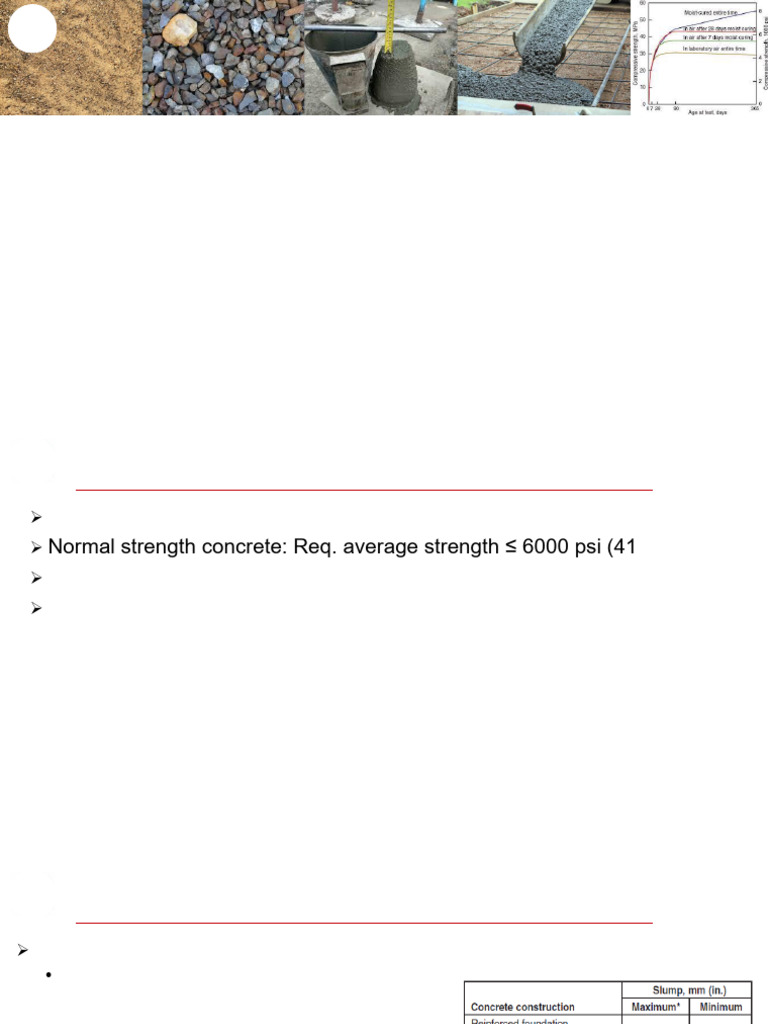 9 - Concrete Mix Design - ACI Method | PDF | Concrete | Cement