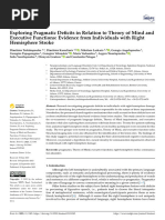 Visual Action Therapy for Global Aphasia | PDF | Aphasia | Mental Processes