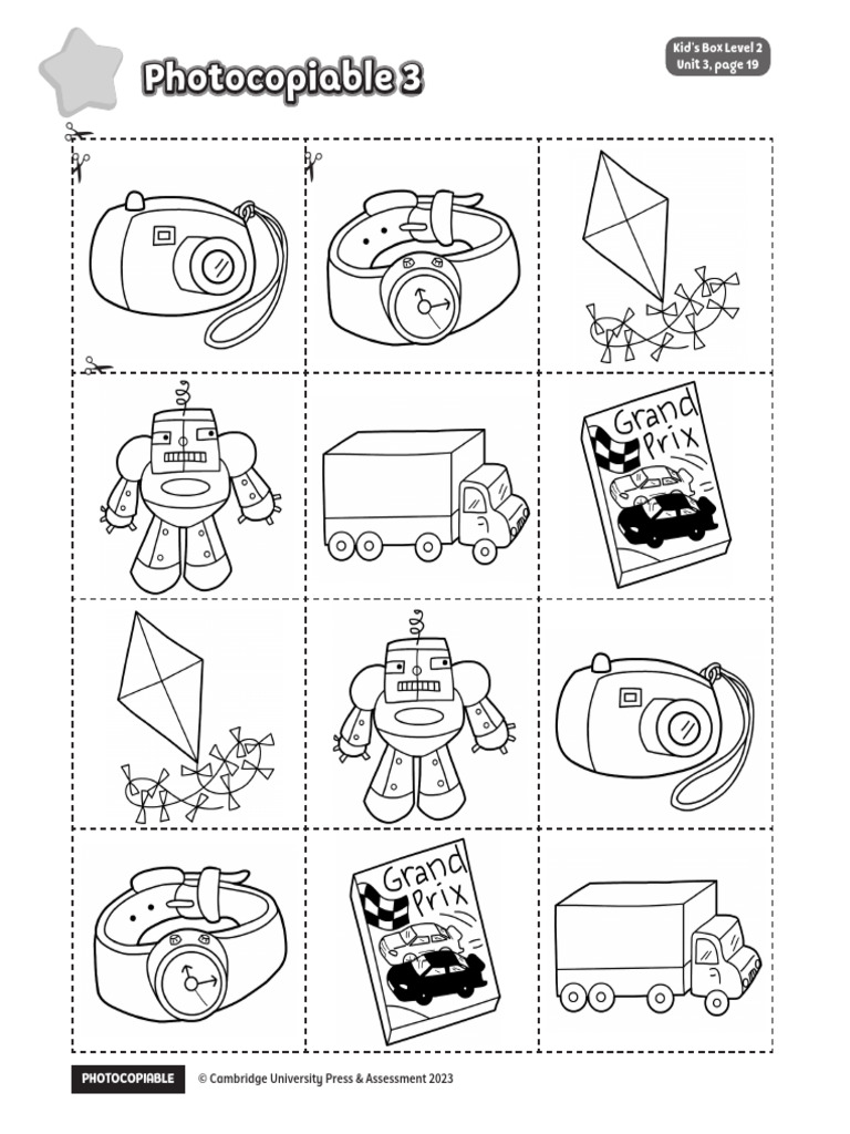Kid's Box Level 2 Unit 3 Photocopy | PDF