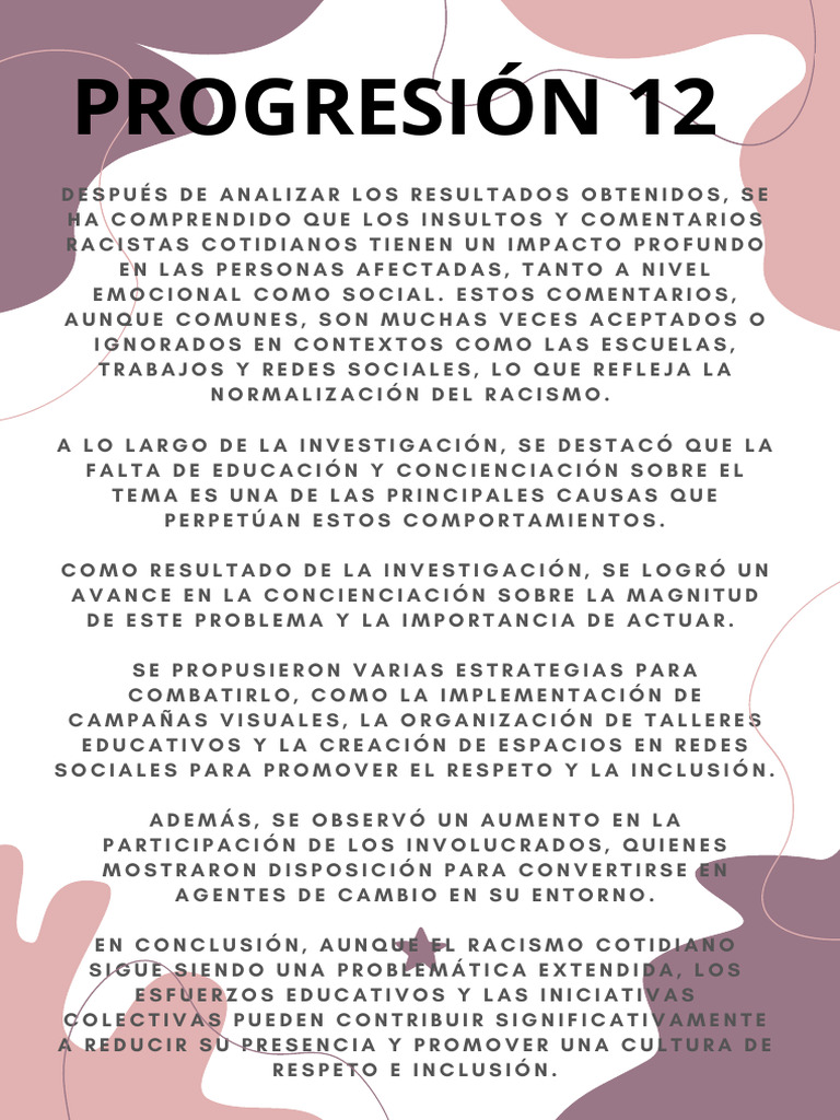 Progresión 12 | PDF