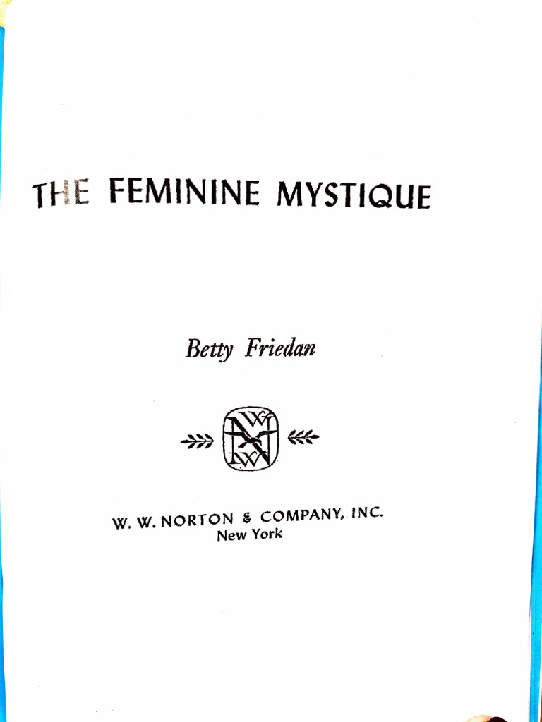 Betty Friedan | PDF