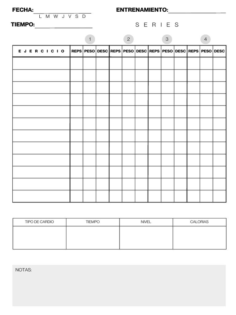 Workout Planner | PDF