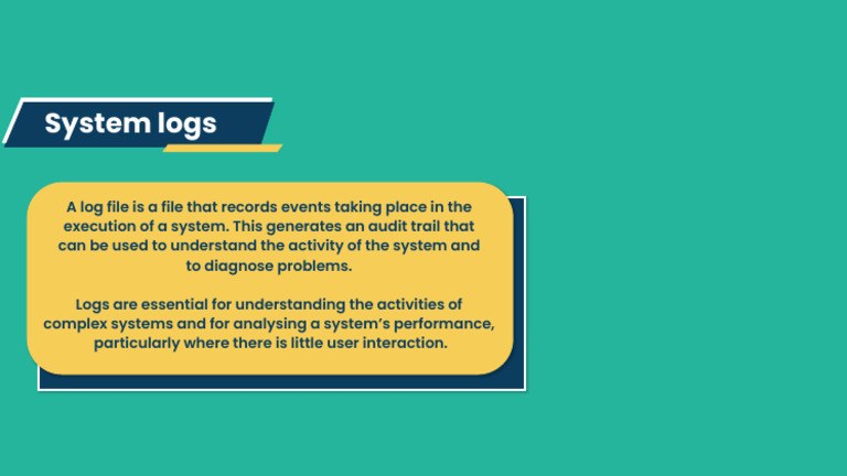 Understanding System Log Files | PDF