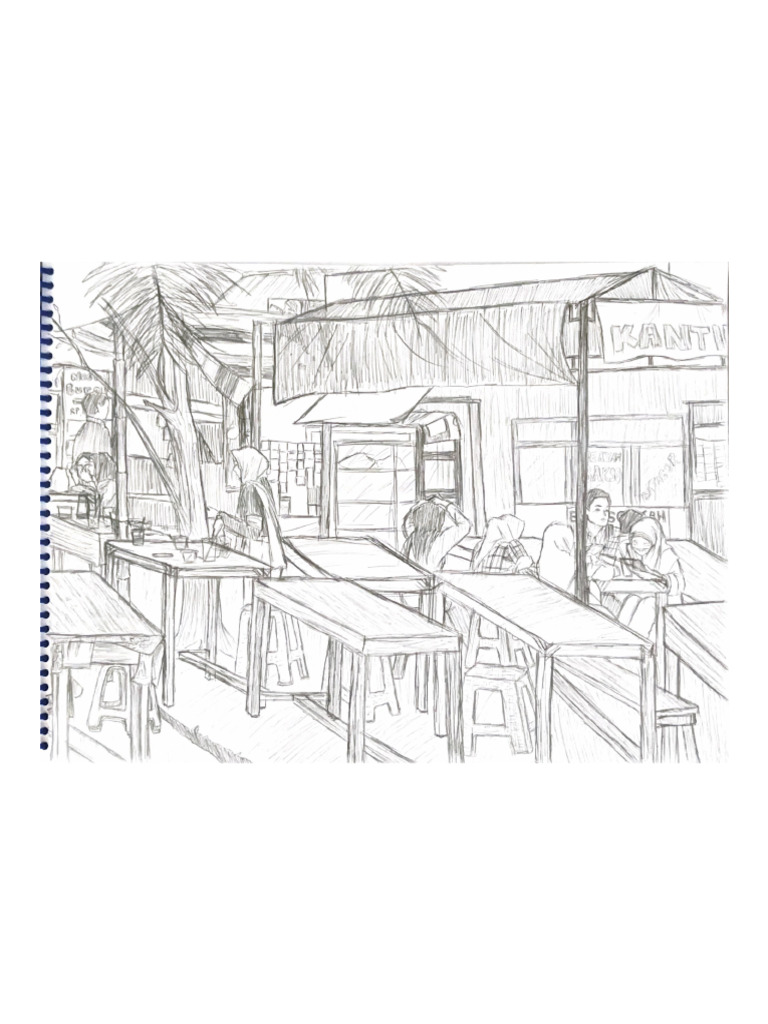 Sketsa Kantin | PDF