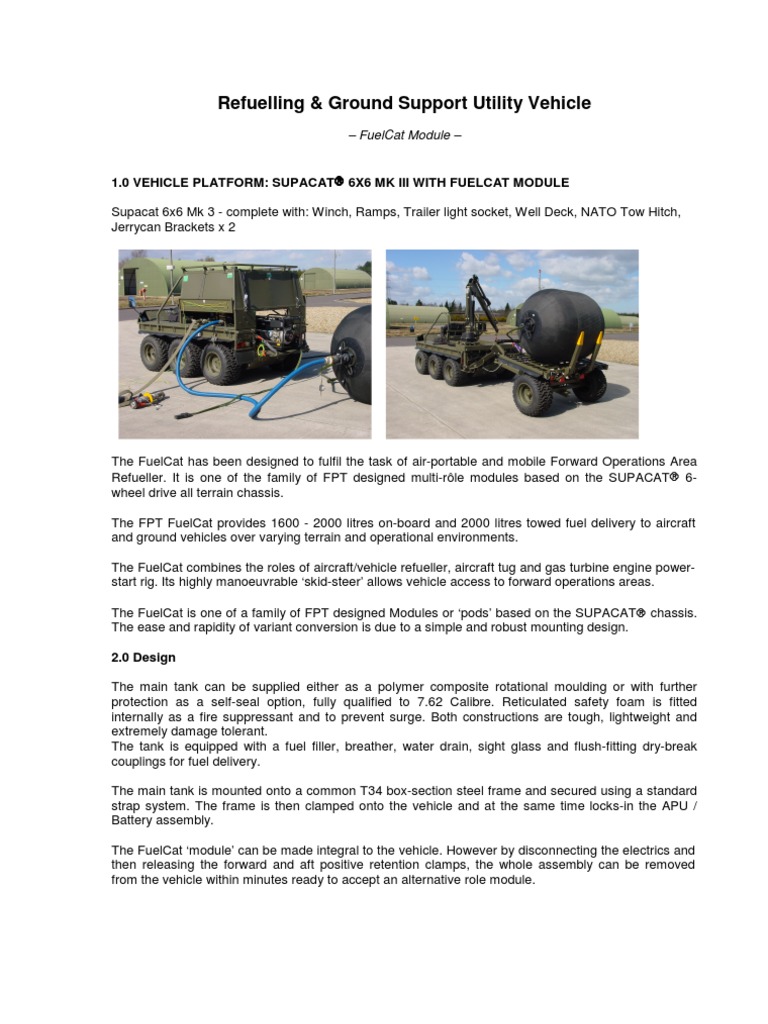 ATMP Fuelcat | PDF | Armoured Fighting Vehicles | Armoured Warfare