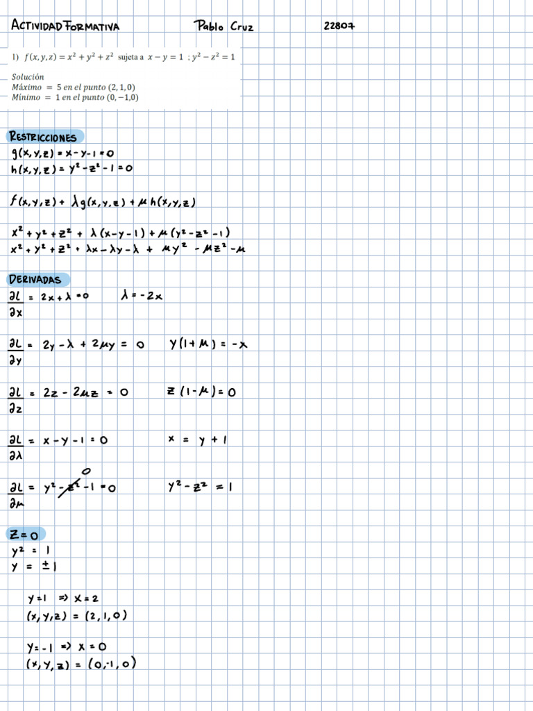 Actividad Formativa 10 Cálculo II | PDF