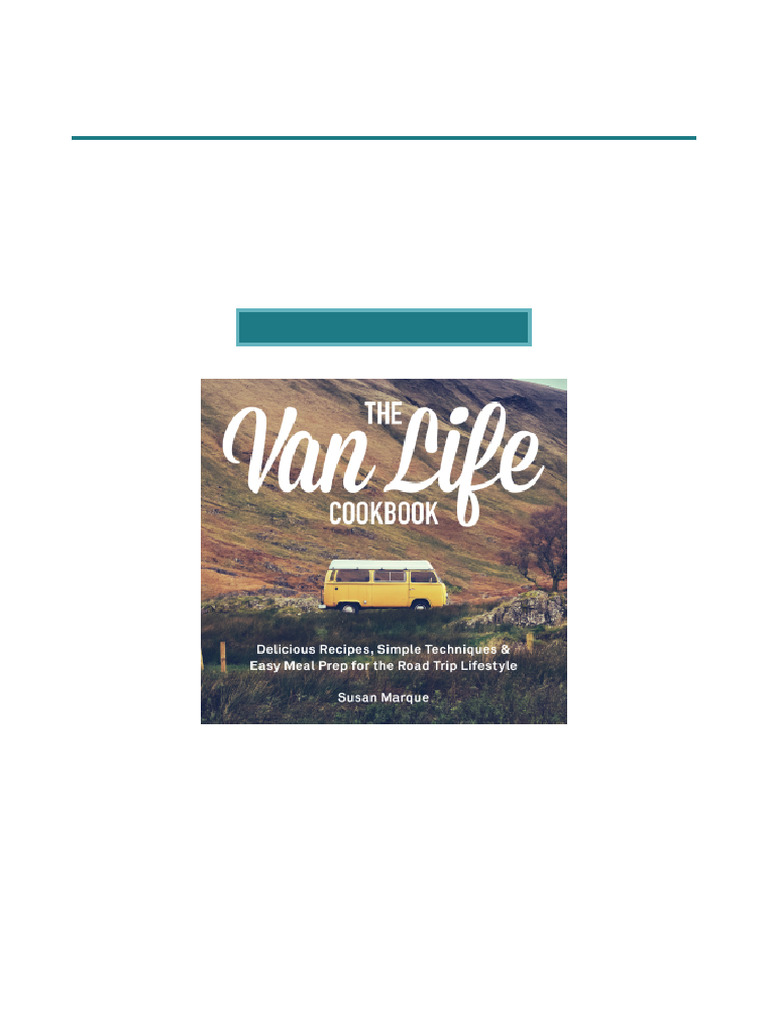 Skim The Van Life Cookbook Delicious Recipes, Simple Techniques and ...