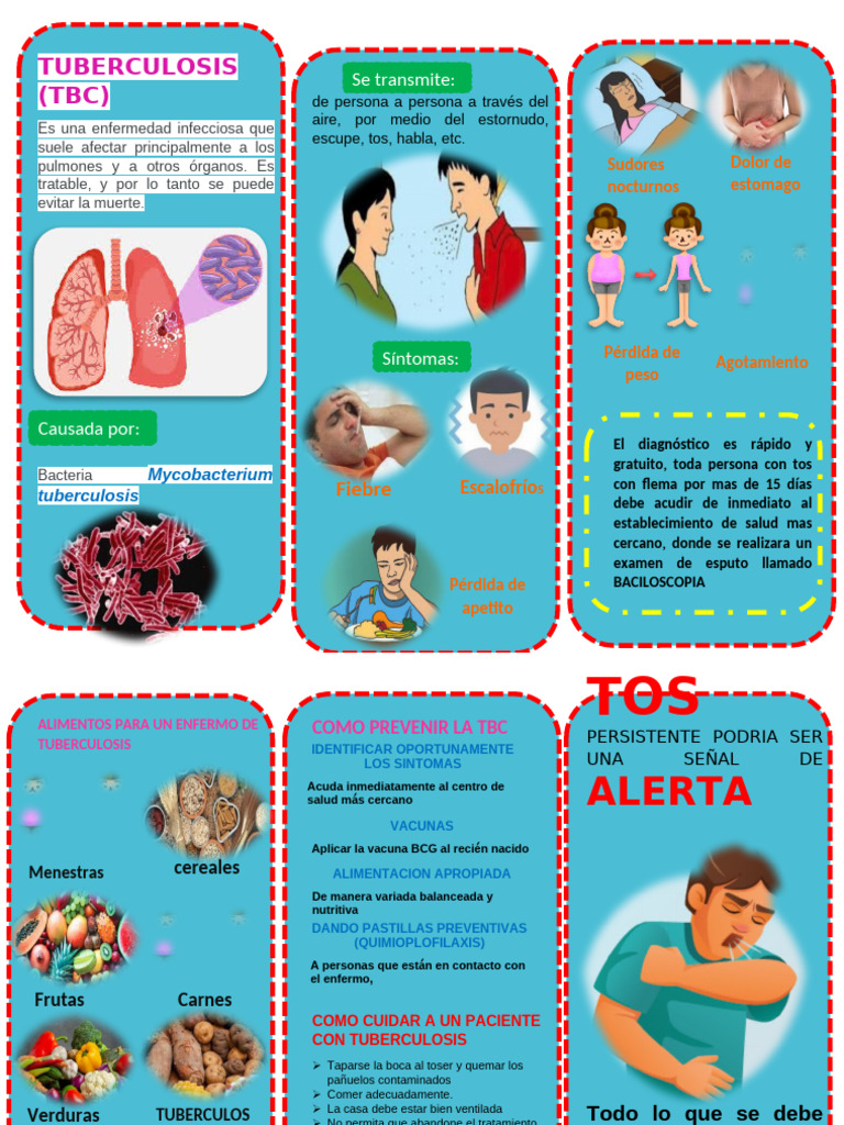 TRIPTICO | PDF | Tuberculosis | Ciencias de la Salud
