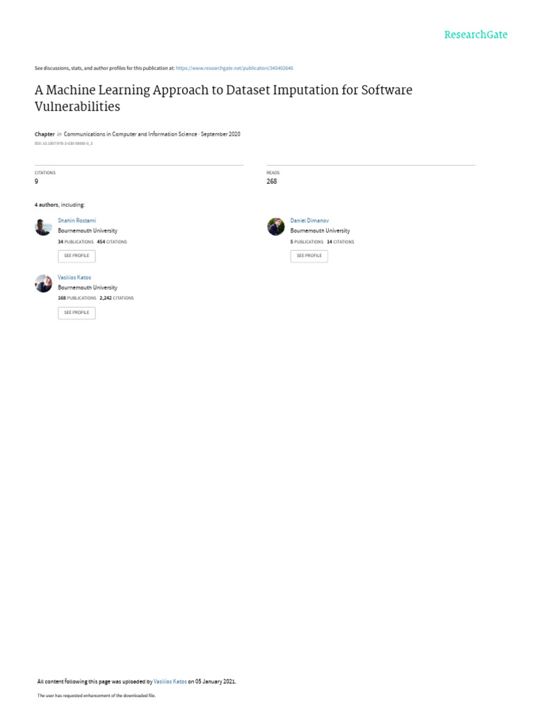 ENISA2018 Dataset Imputation-2 | PDF | Machine Learning | Computer Security