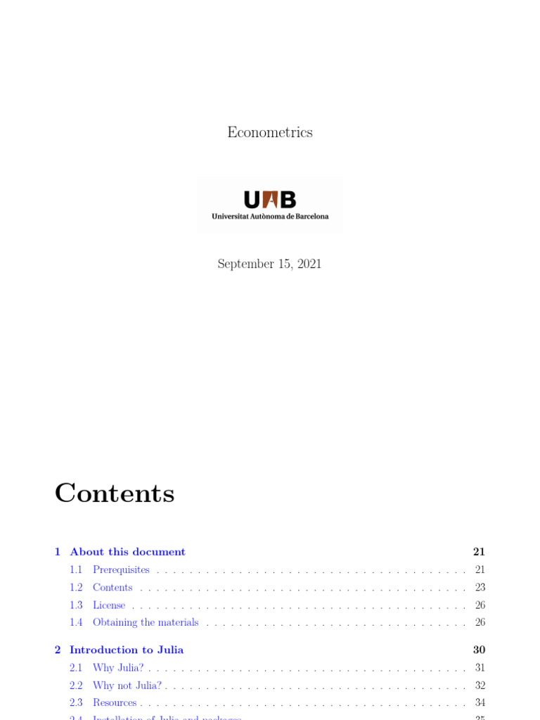 2021 - Creel - econometrics (githuib book) | PDF | Ordinary Least Squares | Demand