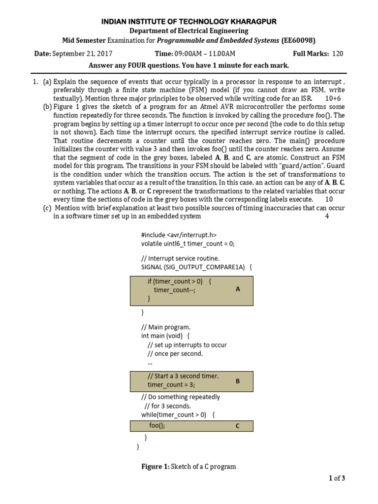 PESMidSem21092017 | PDF | Thread (Computing) | Computing