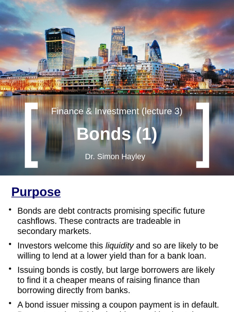 Understanding Bonds: Yield, Risk, and Pricing | PDF | Bonds (Finance ...