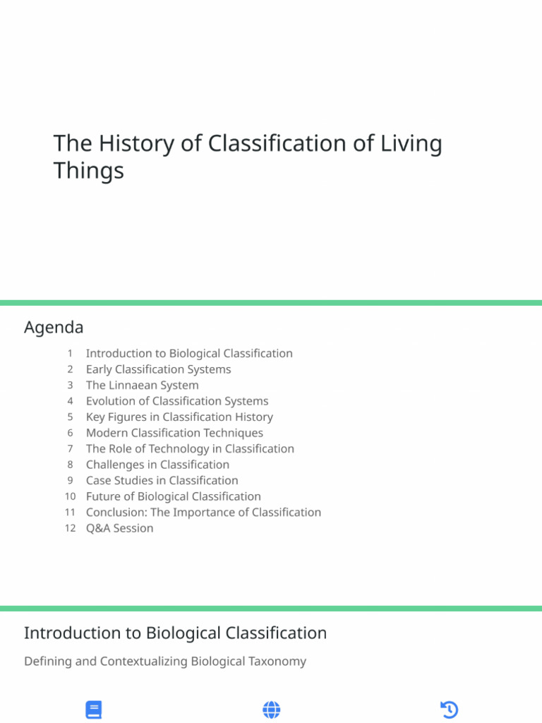 History of Classification of Living Organisms | PDF